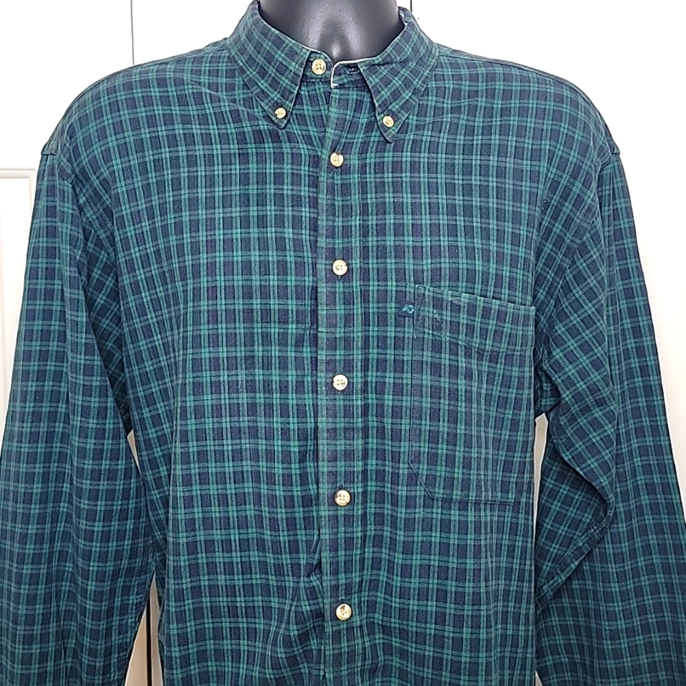 Pendleton Green & Blue Flannel Shirt Size M - Gem